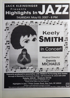"Highlights in Jazz Concert 280- Keely Smith In Concert" by Jack ...